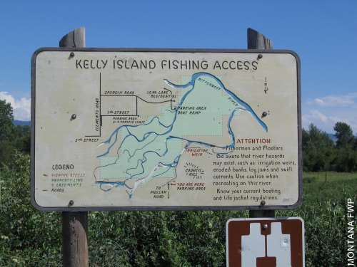 Kelly Island Fishing Access Site - Orchard Homes, Montana