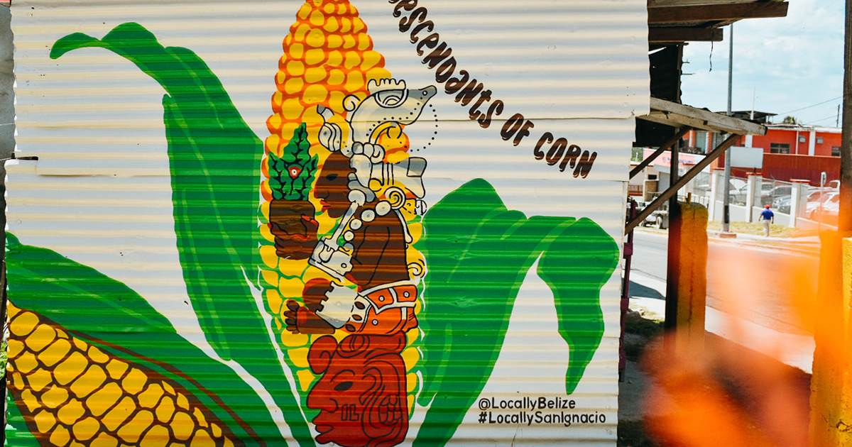 Descendants of Corn Mural - San Ignacio, Cayo District