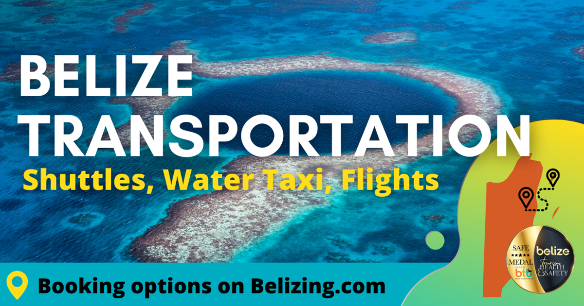 Belize Transportation Options - Water Taxi, Shuttle, Flights
