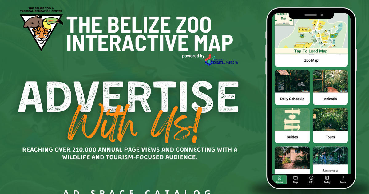 The Belize Zoo Interactive Map Sponsorship