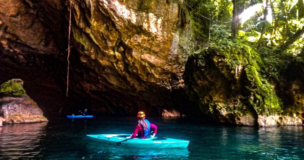 Ultimate Cave Kayak Adventure with Crystal Cave and Waterfall Combo ...